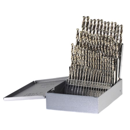 Drillco 60PC BRIGHT DRILL BIT SET No 1-No 60 200B60 | Zoro