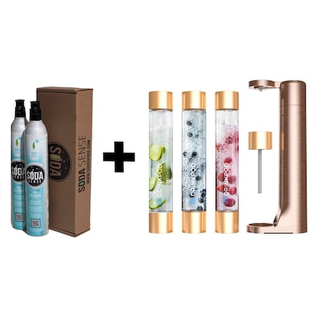 Drinkpod Fizzpod Cognac with 2 CO2 Cylinders DPFZPOD-CGNC-2-CO2 | Zoro