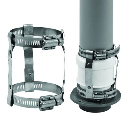 Polypro 2-3-4 in. Diameter-Universal PVC Adapter Clamp PPS-PAC | Zoro