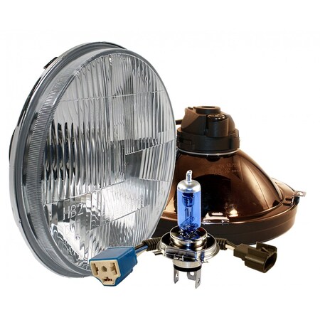 Delta Lights DOT 7" Xenon Headlight Kit - Waterproof IP67 PR 01-1148 ...