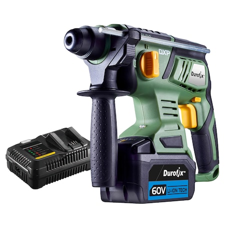Durofix DXP 60V SDS-Plus BLDC Rotary Hammer Drill, 1-Battery Kit RY6001 ...
