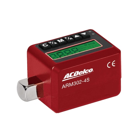 Acdelco 1/2" Digital Torque Adapter, 12.5-250 ft-lbs ARM302-4S | Zoro