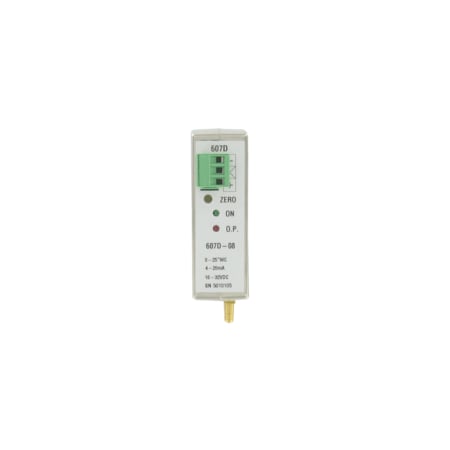 Dwyer Instruments Differential pressure transmitter, range 0-10.0" w.c ...