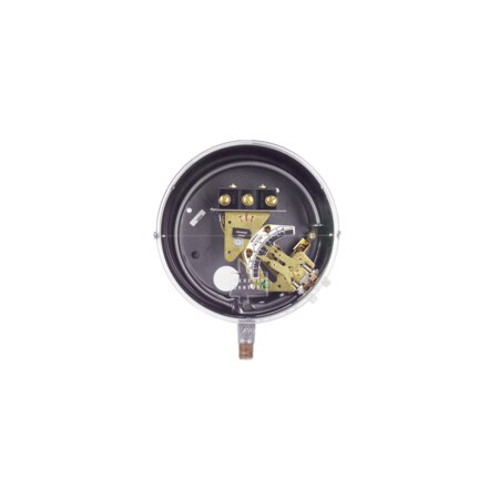 Dwyer Instruments Pressure switch, brass Bourdon tube, range 30-0" Hg ...