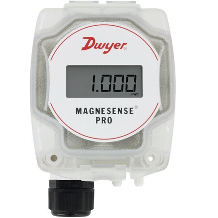 Dwyer Instruments Differenitial Pressure Transmitter, Pr Xmtr Wall Hr ...
