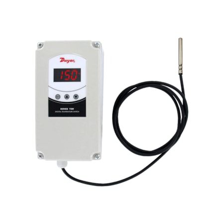 Dwyer Instruments Weatherproof digital temperature switch, dual stage ...