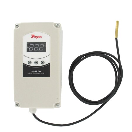 Dwyer Instruments Temperature Switch W Display, Temp Ctrlr 115 Vac TST ...