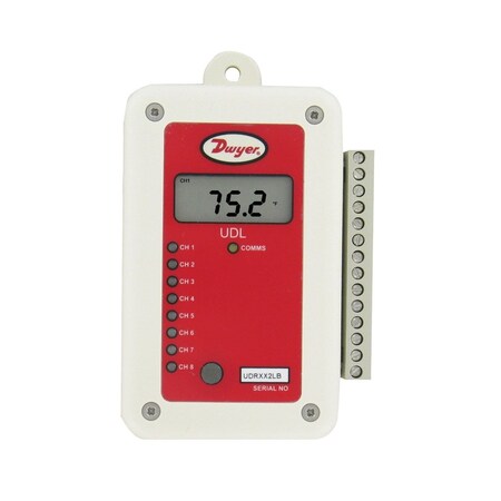 Dwyer Instruments Universal data logger with internal temperature ...