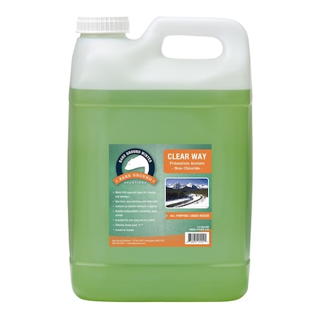Bare Ground Clear Way Non Chloride Potassium Acetate POACE-2.5G | Zoro