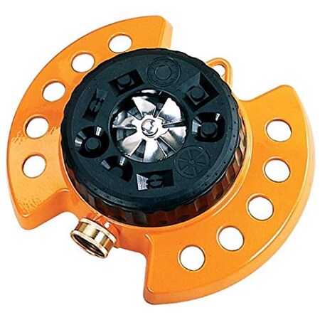 Dramm ColorStorm 9-Pattern Turret Sprinkler w/ Heavy-Duty Metal Base ...