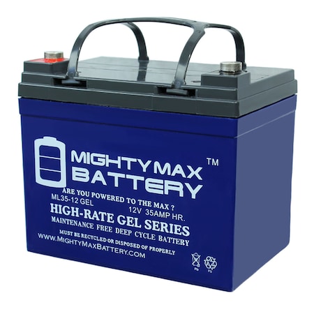 Mighty Max Battery 12V 35AH GEL Battery for Clubrunner Dynamis ...