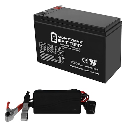 Mighty Max Battery 12V 8AH Replaces TexasHunter 300lb Trophy DeerFeeder ...