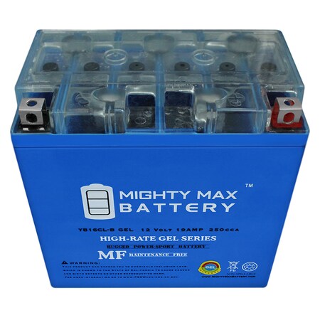Mighty Max Battery 12-Volt 19 Ah 250 CCA GEL Rechargeable Sealed Lead ...