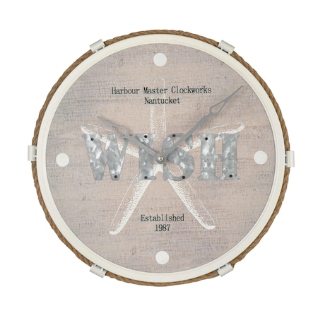 San Miguel Weston Wish 11inch Wall Clock 950032 | Zoro