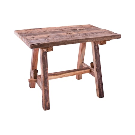 Elk Studio Accent Table, 39 in W, 26 in L, 28 in H, Wood TABLE024 | Zoro