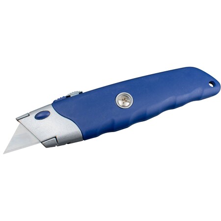 Encore Packaging Retractable Steel Utility Knife w Rubber Casing, 12PK ...