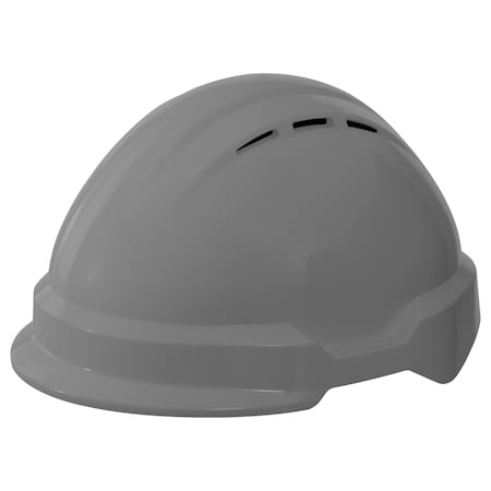 Deltaplus Usa Hard Hat, HDPE, Grey WEL21107GY | Zoro