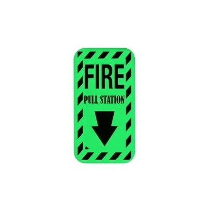 Lumaware Fire Pull Station Illuminating Sign EG-SIGN-PVC-5.5X10-FIRE ...