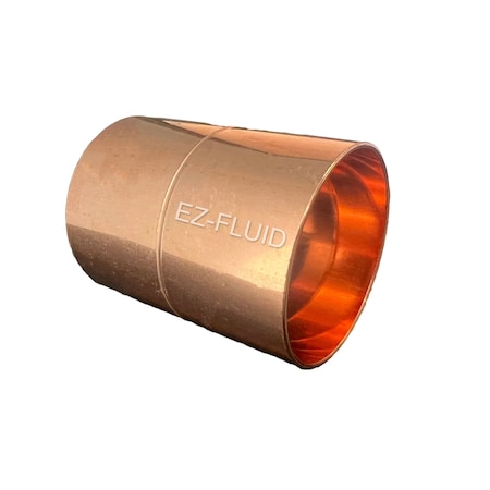 Ez-Fluid 1 1/2 C x C COPPER ROLL-STOP COUPLING EZCC87 | Zoro