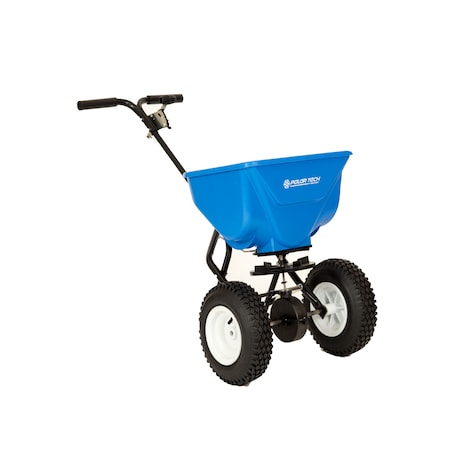POLARTECH Commercial high output ice melt spreader. 65Lb capacity ...