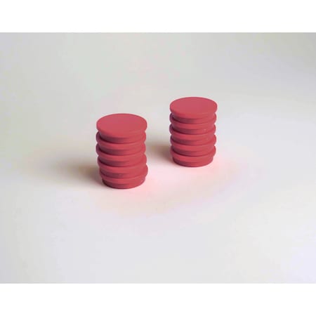Eclipse Magnetics 30MM RED MARKER MAGNET, 10PK RM768R | Zoro