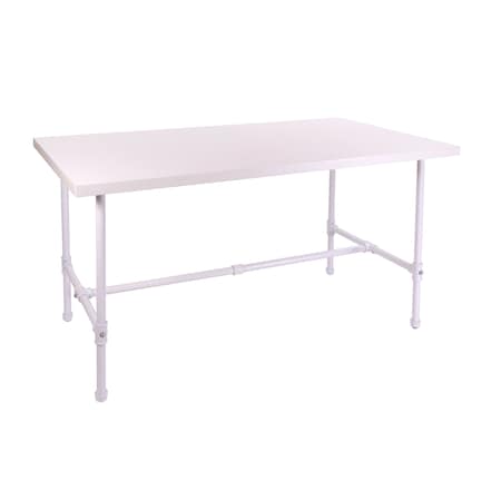 Econoco Pipeline Large Nesting Table, White PSNTLWHSET | Zoro