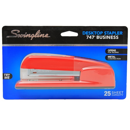 Swingline Swingline 747® Stapler, Red Rio 74736E | Zoro