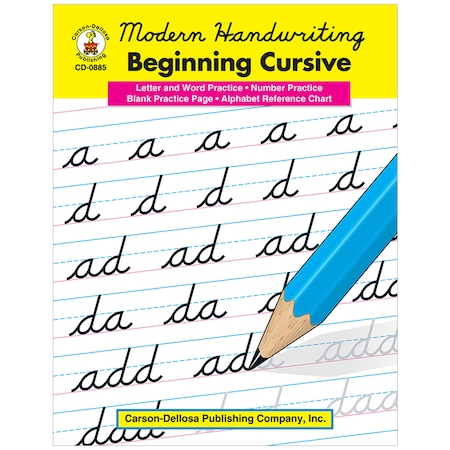 Carson Dellosa Modern Handwriting - Beginning Cursive Resource Book ...