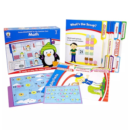 Carson Dellosa Math File Folder Game, Grade 1 140306 | Zoro