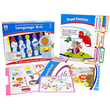 Carson Dellosa Language Arts File Folder Game, Grade 1 140310 | Zoro