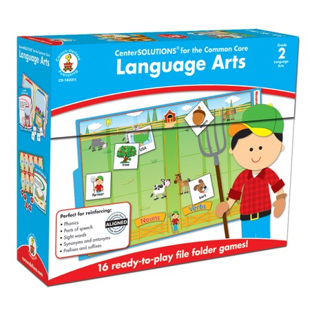 Carson Dellosa Language Arts File Folder Game, Grade 2 140311 | Zoro