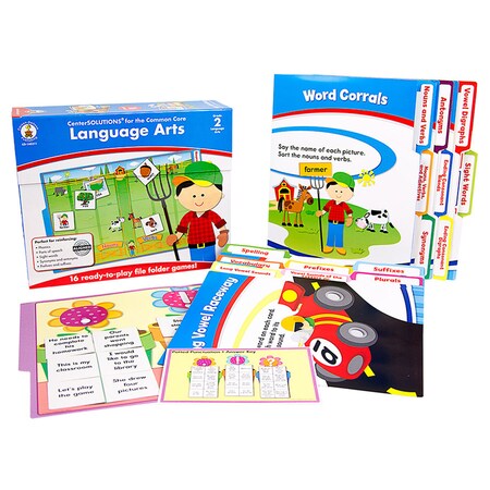 Carson Dellosa Language Arts File Folder Game, Grade 2 140311 | Zoro