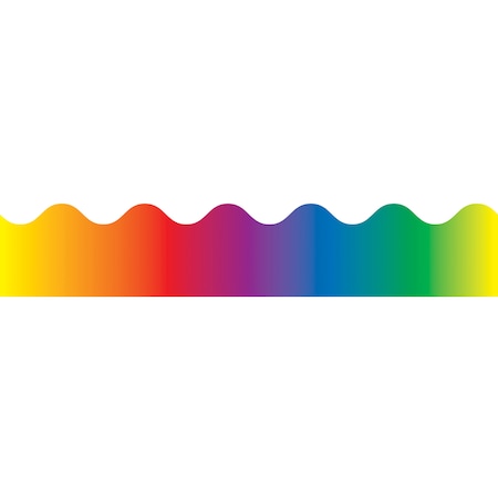 Carson Dellosa Scalloped Variety Border Set - 4 Rainbow Themed Packs ...