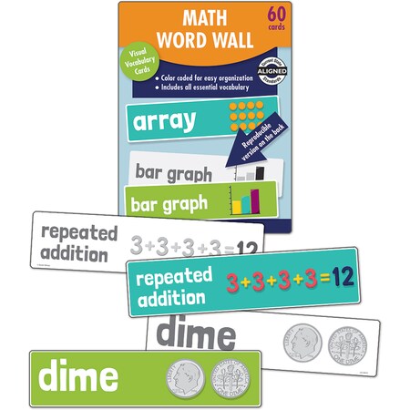 Carson Dellosa Math Word Wall, Grade 2 145113 | Zoro