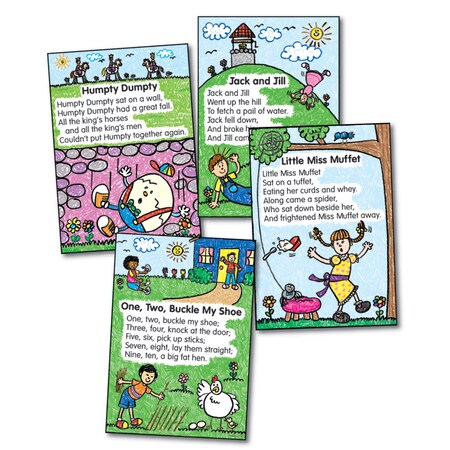 Carson Dellosa Nursery Rhymes - Kid-Drawn Bulletin Board Set, Grade PK ...