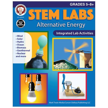 Mark Twain Media STEM Labs - Alternative Energy Workbook Grade 5-12 ...