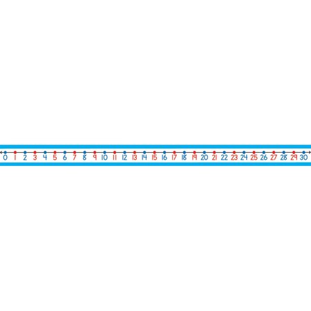 Carson Dellosa Student Number Lines Desk Tape, Grade K-3, PK30 4421 | Zoro