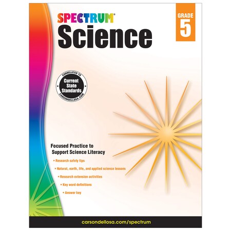 Spectrum Science Workbook, Grade 5, Paperback 704618 | Zoro