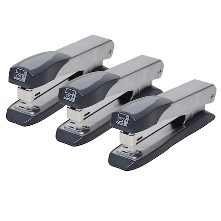 Charles Leonard Executive Metal Stapler, Full Strip, Gray, PK3 82410 | Zoro