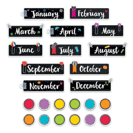 Creative Teaching Press Bold and Bright Months of the Year Mini ...
