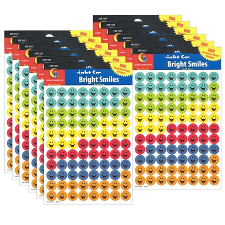 Creative Teaching Press Bright Smiles Hot Spot Stickers, PK5280 7177 | Zoro