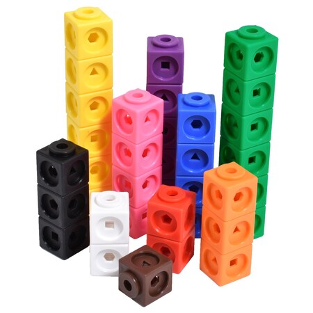 Edx Education Math Cubes, PK100 12710 | Zoro