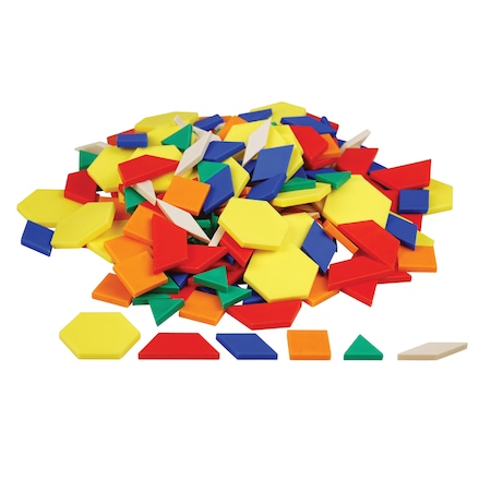 Learning Advantage Plastic Pattern Blocks Set 22020 | Zoro