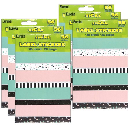 Eureka Simply Sassy Sticker Labels, 336PK 656156 | Zoro