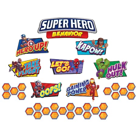 Eureka Marvel Super Hero Adventure - Behavior Mini Bulletin Board Set ...