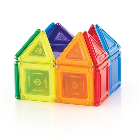 Guidecraft PowerClix® Solids, Magnetic Building Set, 24 Pieces G9420 | Zoro