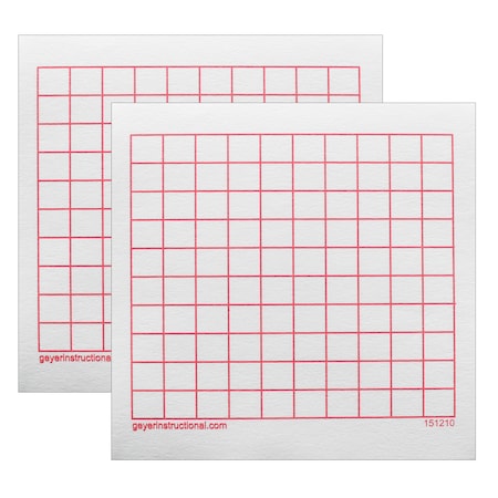 Geyer Graphing 3M Post-it Notes, 10 x 10 Grid, 4 Pads, PK2 151210 | Zoro