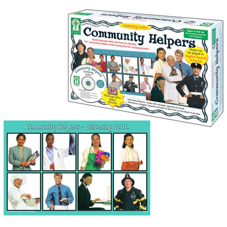 Carson Dellosa Listening Lotto - Community Helpers Board Game 846046 | Zoro