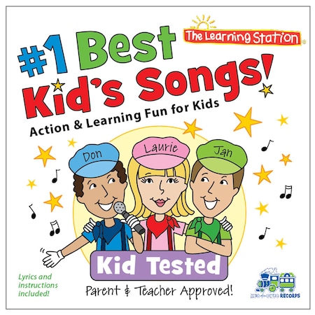 Kimbo Educational #1 Best Kids Songs CD KUB1900CD | Zoro