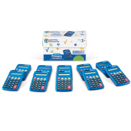 Learning Resources Primary Calculator, Set of 10 0038 | Zoro
